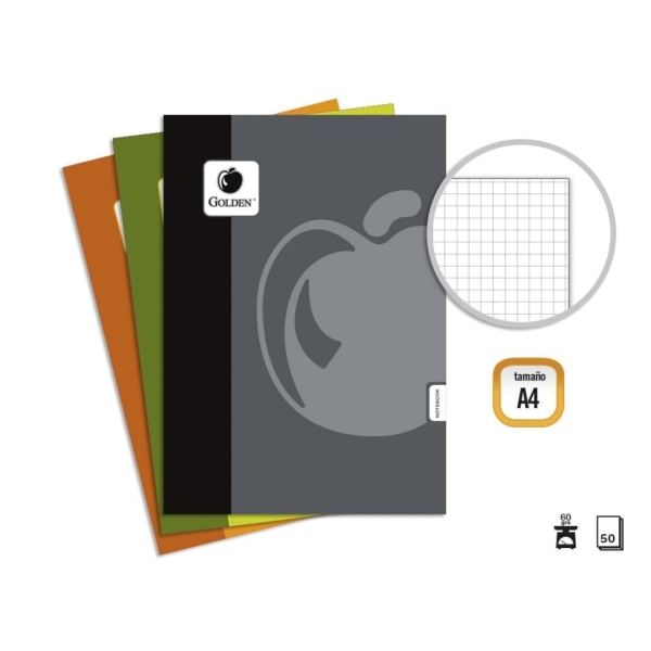 Loja - Detalhe Produto - Golden Basic Pack de 10 Libretas Grapadas A4 ...