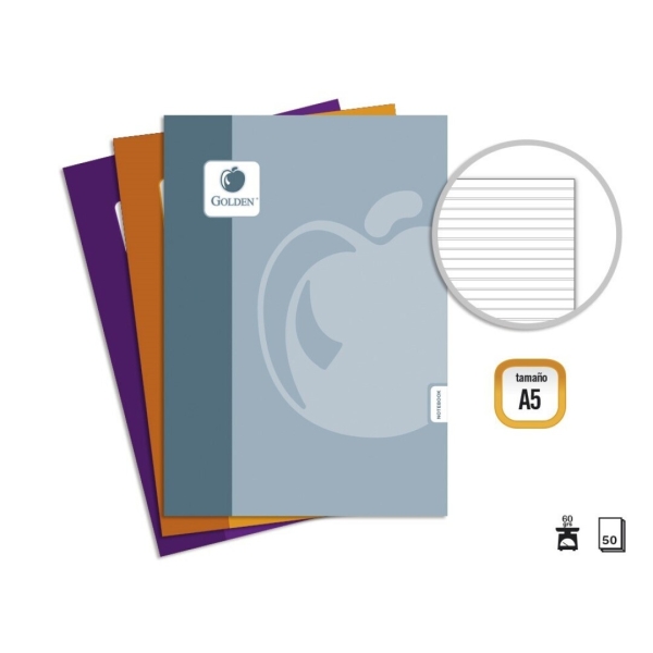 Loja - Detalhe Produto - Golden Basic Pack de 10 Libretas Grapadas A5 ...