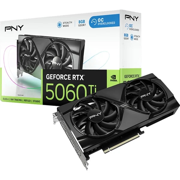 PNY GeForce RTX 5070 Tarjeta Grafica 12GB GDDR7 Triple Fan Reflex 2 AI NVIDIA DLSS4 - Tinvend